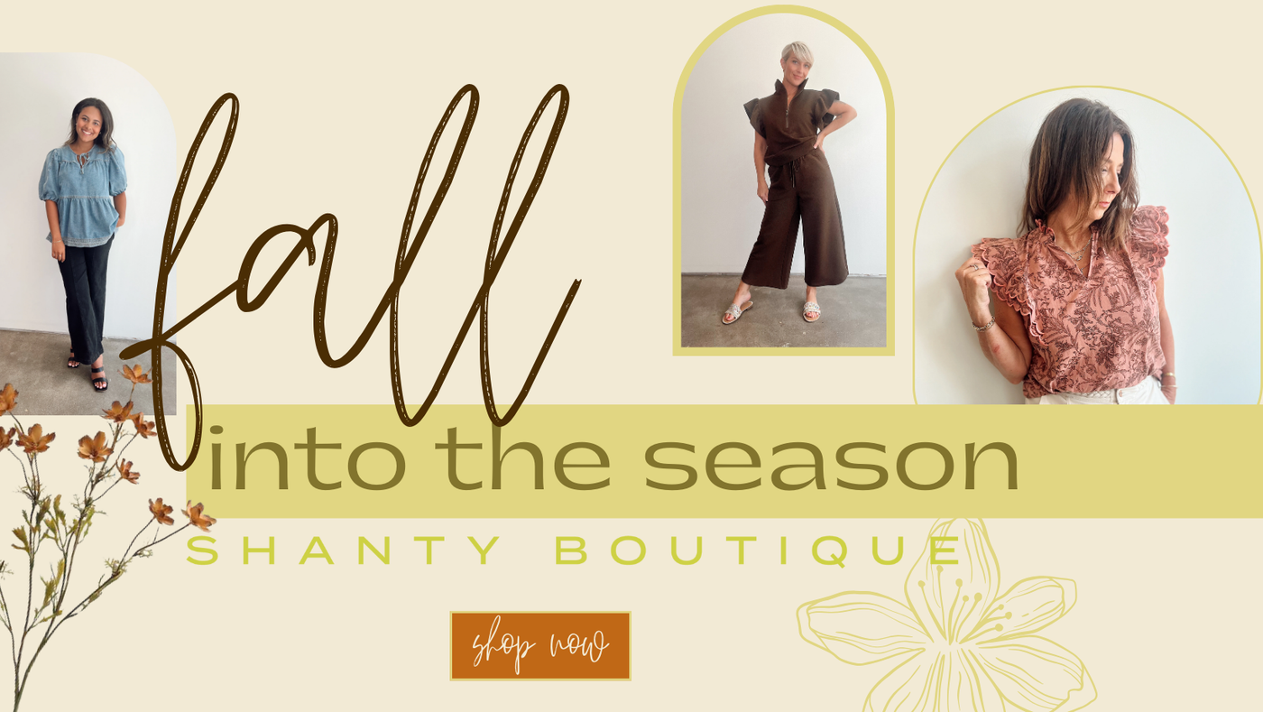 On trend women's clothes and fashion accessories.