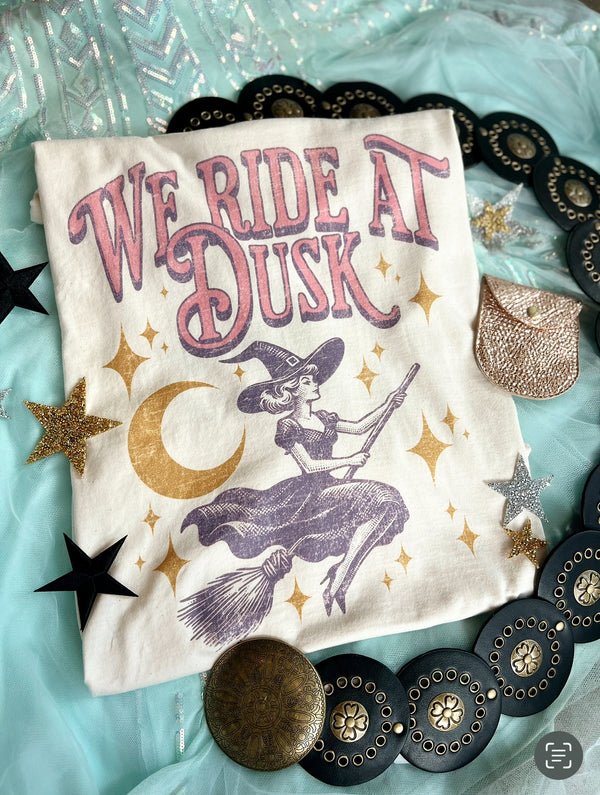 We Ride At Dusk Oversized Tee - Shanty Boutique