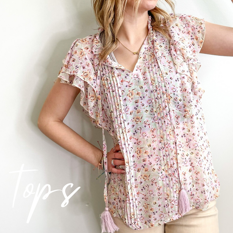 On trend women's clothes and fashion accessories.