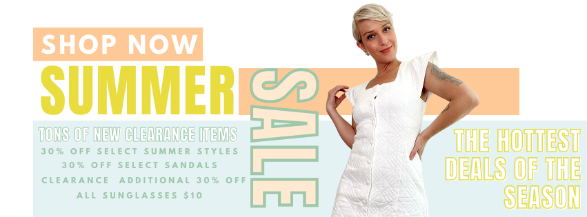 On trend women's clothes and fashion accessories.